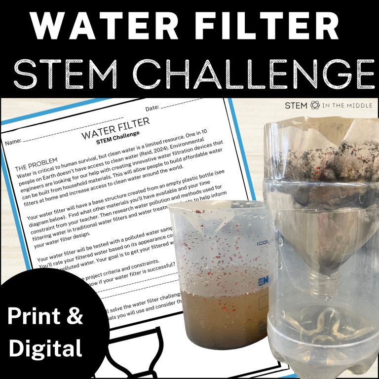 How to Create a Water Filter STEM Project - STEM in the Middle