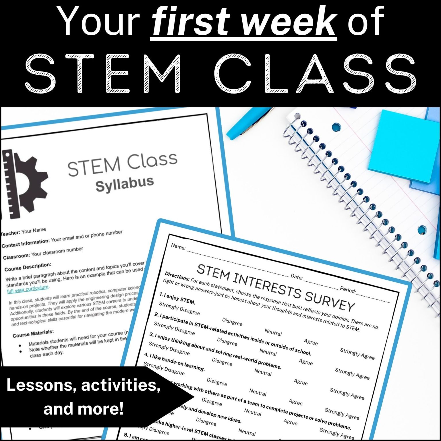 Kickstart Your STEM Classroom: Engaging First-Day Activities - STEM in ...