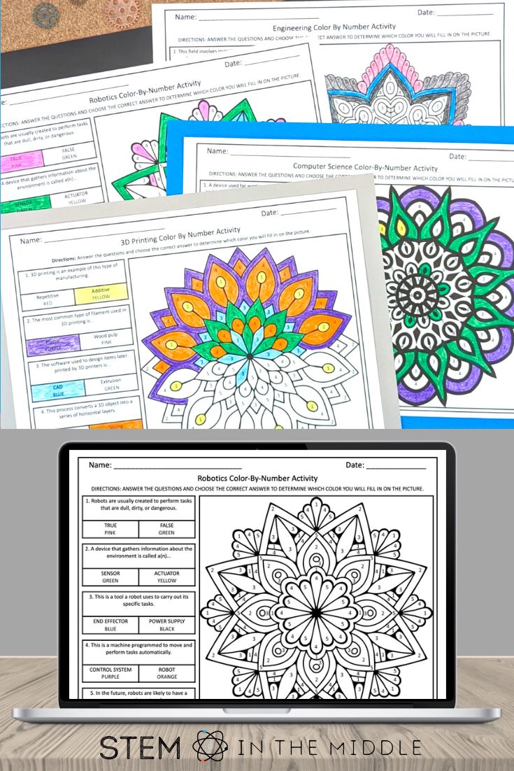 Free STEM Worksheet Bundle for Middle School - No Prep Fun - STEM in ...